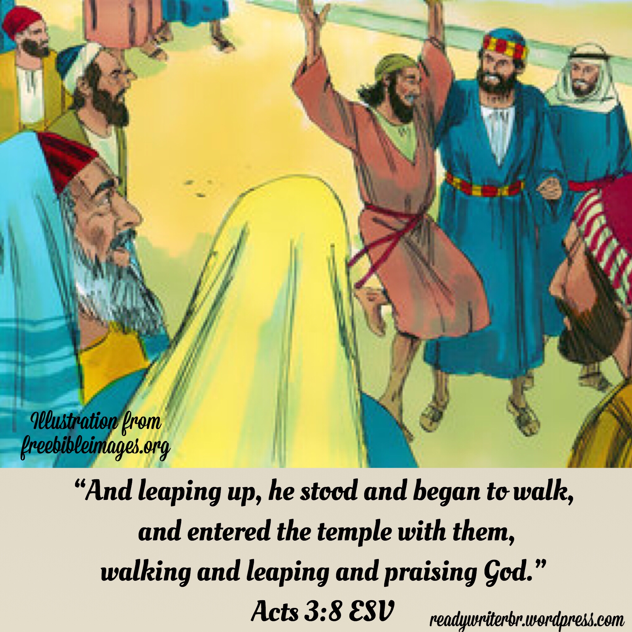“Walking and Leaping and Praising God” – HOPE & LIGHT