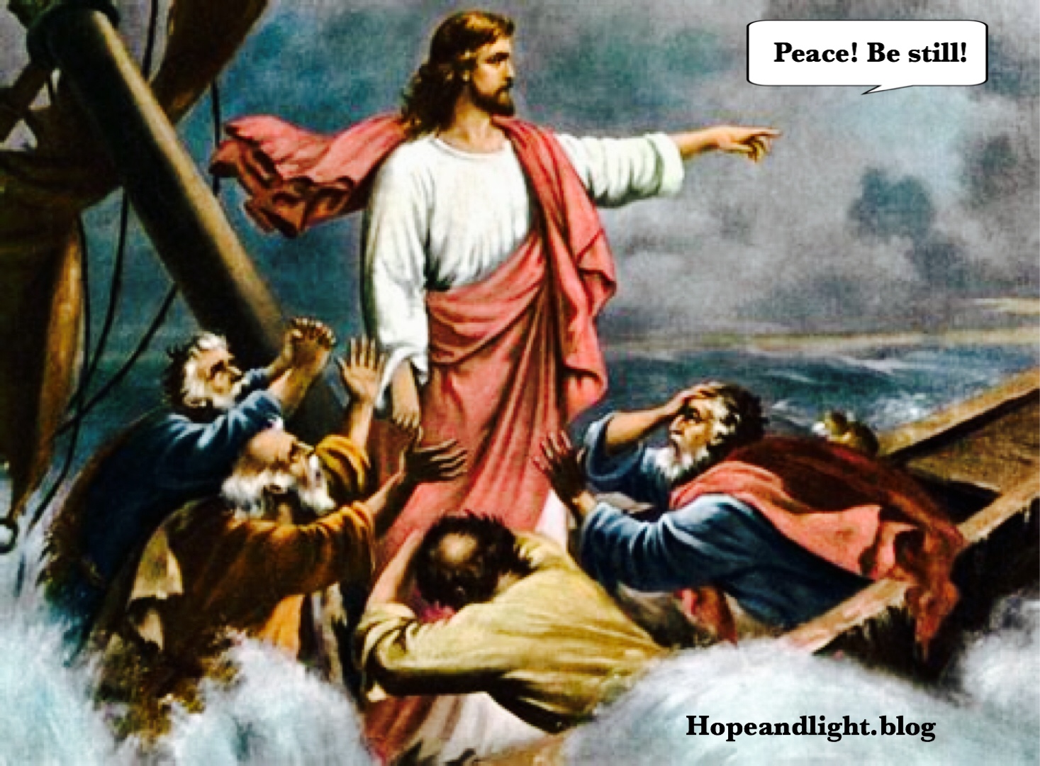 Jesus Is With Us in the Storm – HOPE & LIGHT